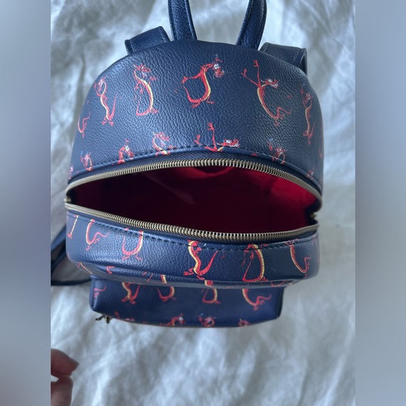 Loungefly | Bags | Loungefly Disney Mulan Mushu Navy Blue Leather Mini ...
